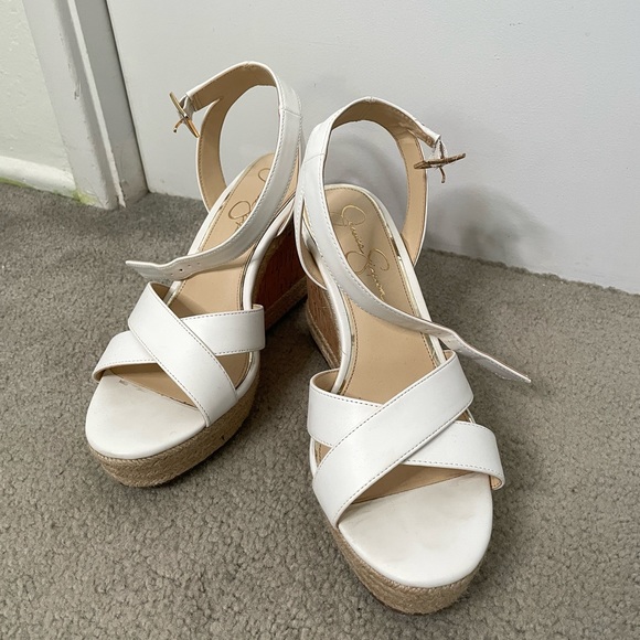 Jessica Simpson | Shoes | Jessica Simpson White Shoes | Poshmark